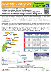 New Bus Services & Amended Bus Routes In Singapore (2025)