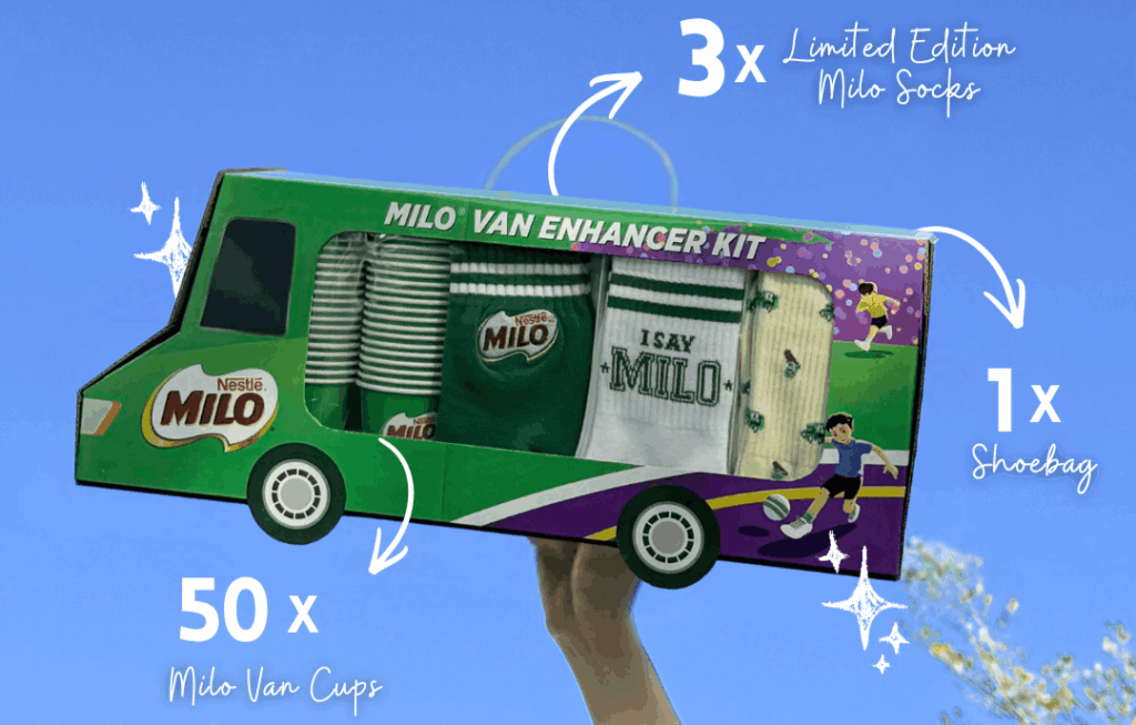 Get A Free MILO Van Enhancer Kit On RedMart From 1st May